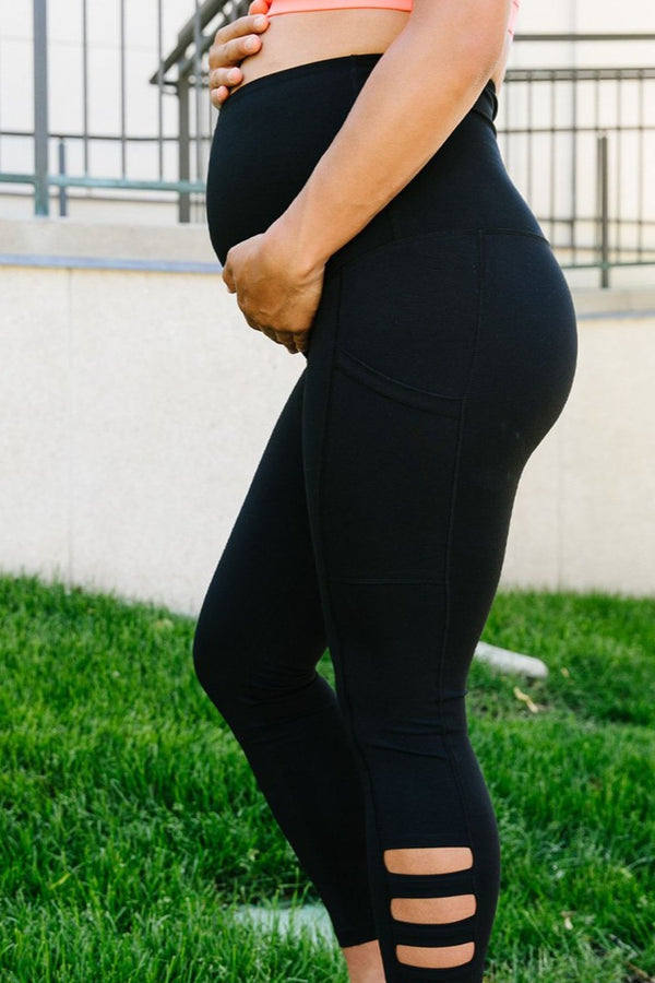 Maternity Cut Out Capri – KIAVAclothing